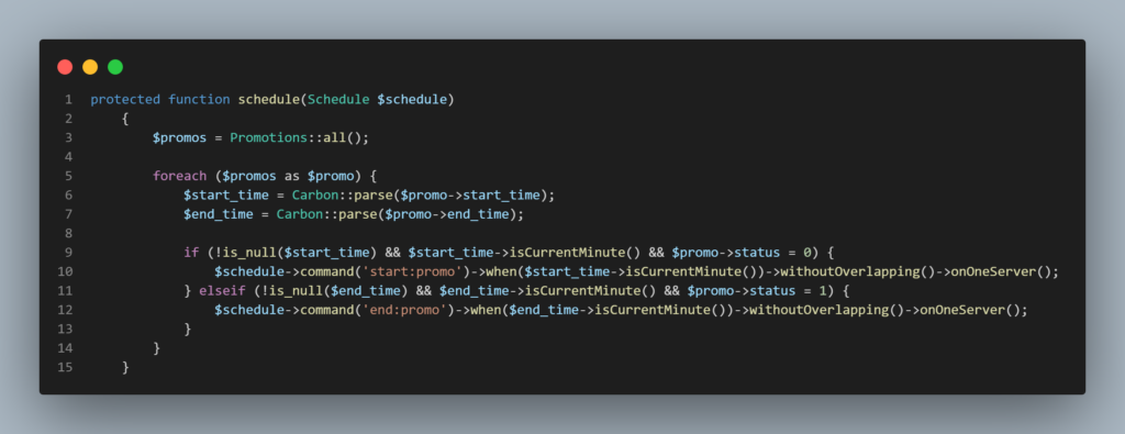How To Implement Laravel Dynamic Scheduling