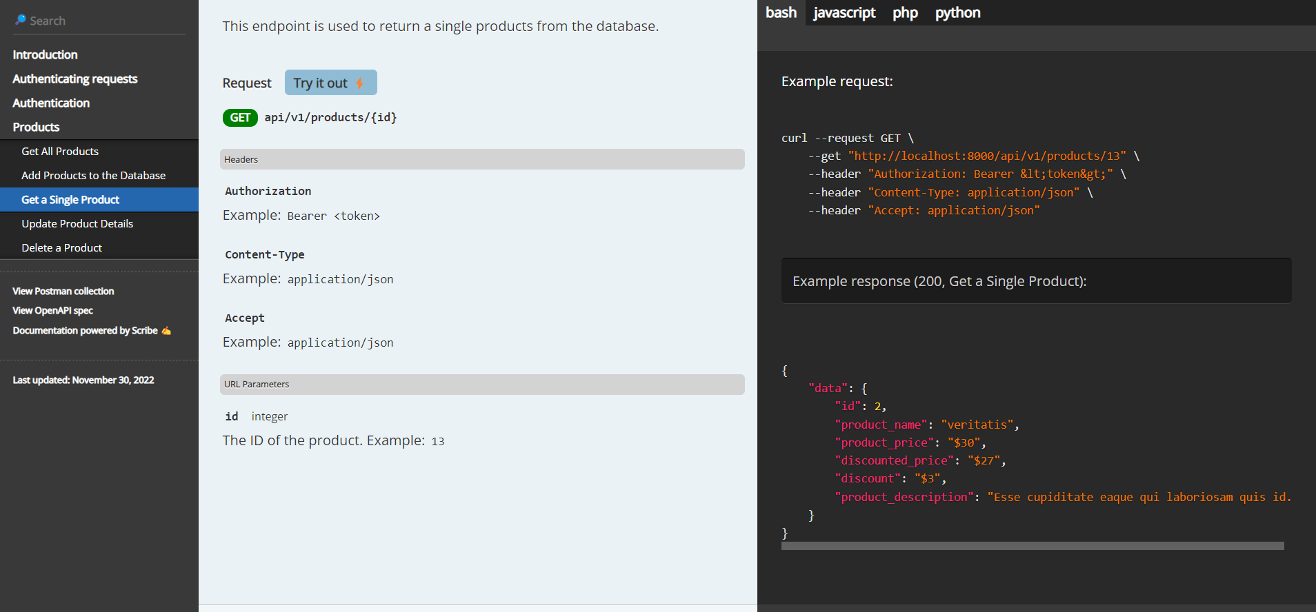 How To Document A Laravel Rest Api