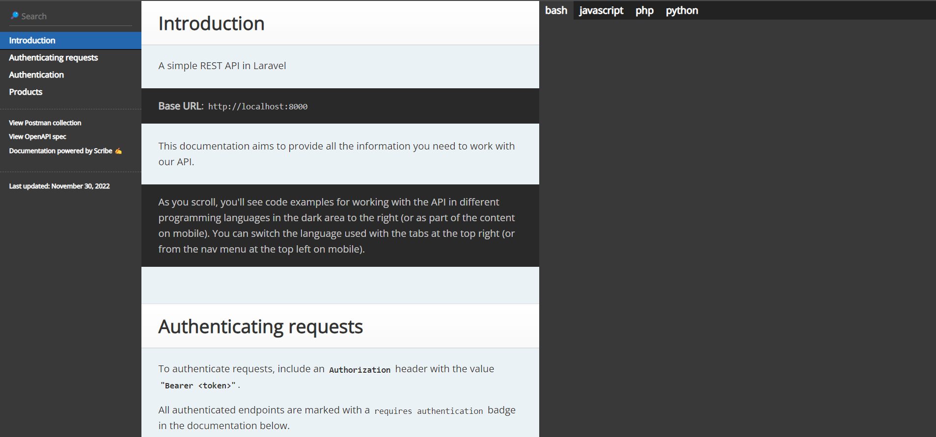 How to Document a Laravel REST API